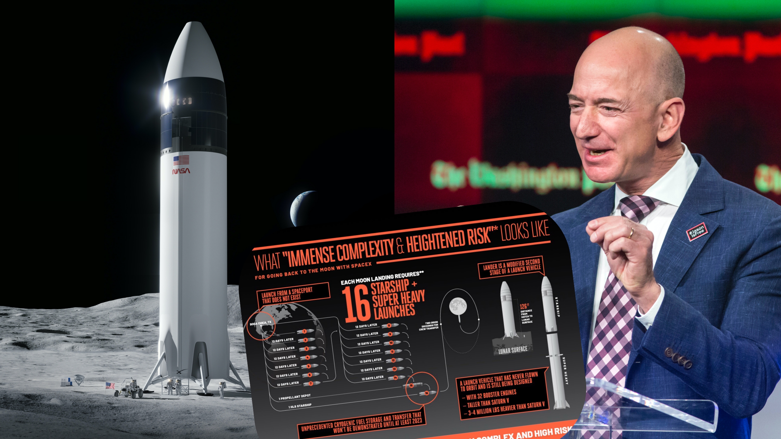 Jeff Bezos prehral. Astronauti NASA poletia na Mesiac so SpaceX ...