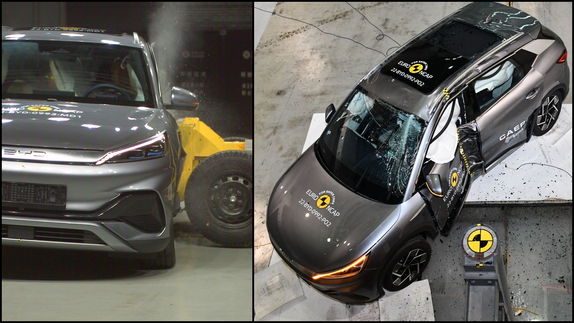 Elektromobil BYD Atto dosiahol v crashteste najvyššie skóre