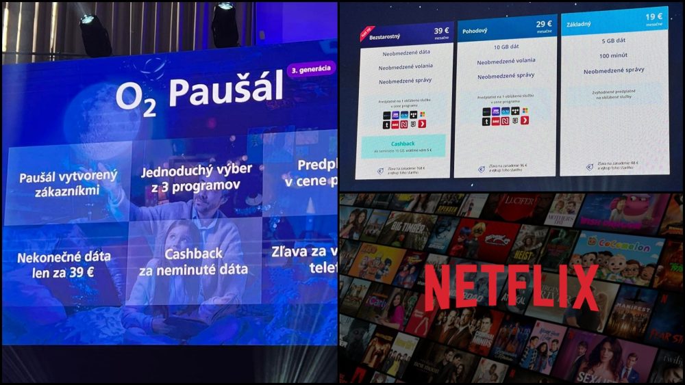 O2 mení paušály. Slovákom dá Netflix zadarmo, tu je prehľad