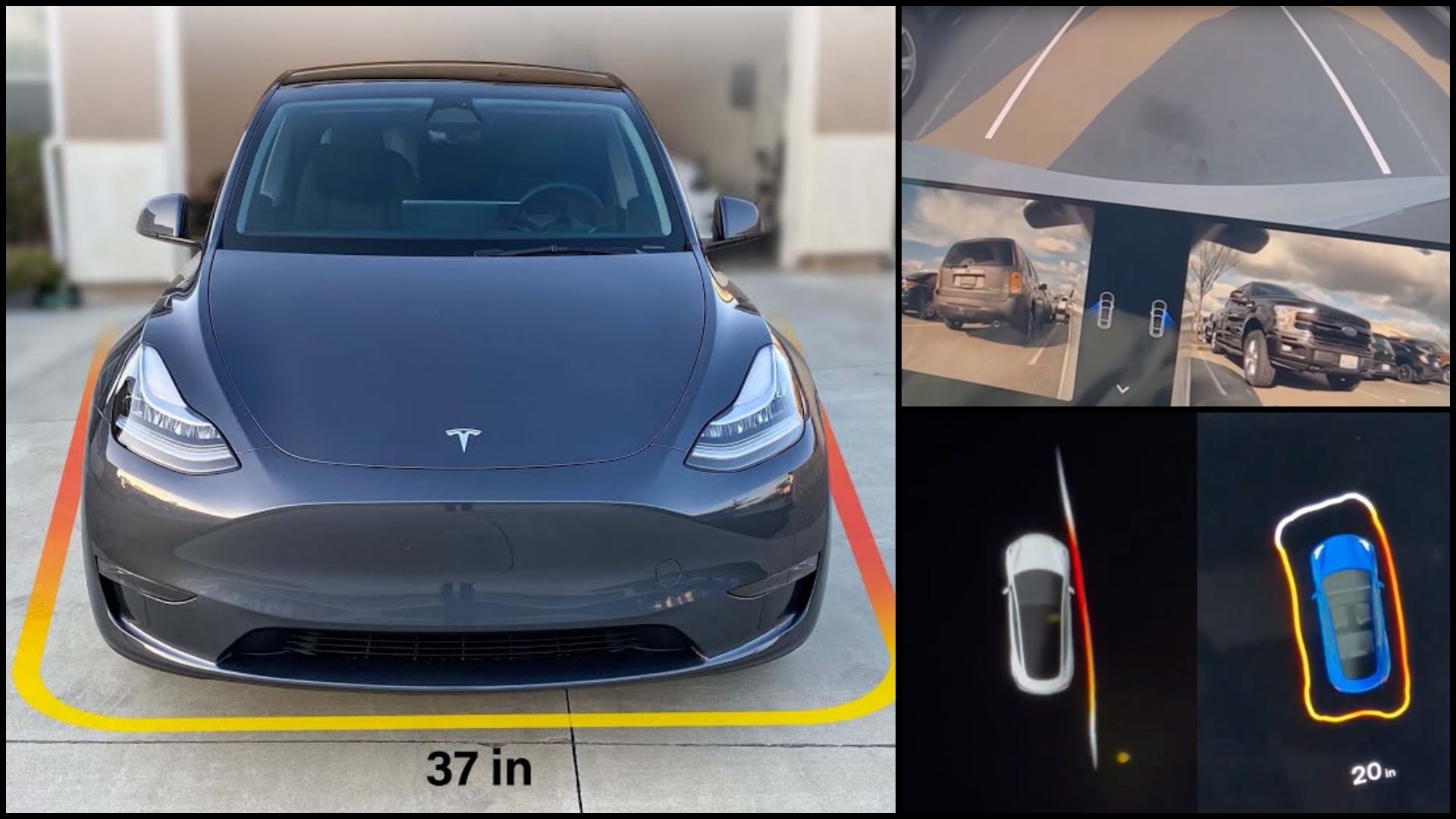 Tesla vypustila vizuálneho parkovacieho asistenta