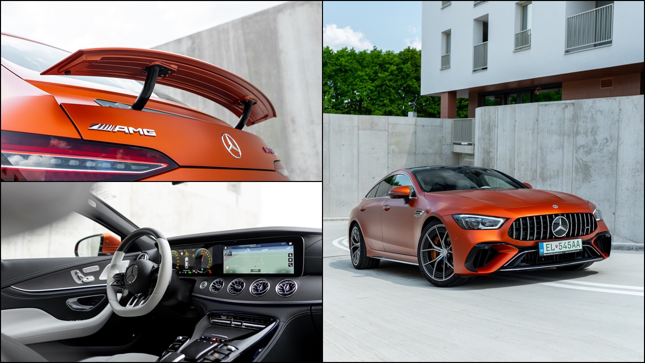 Mercedes-AMG GT 63 S E-Performance ti "odstrelí dekel"
