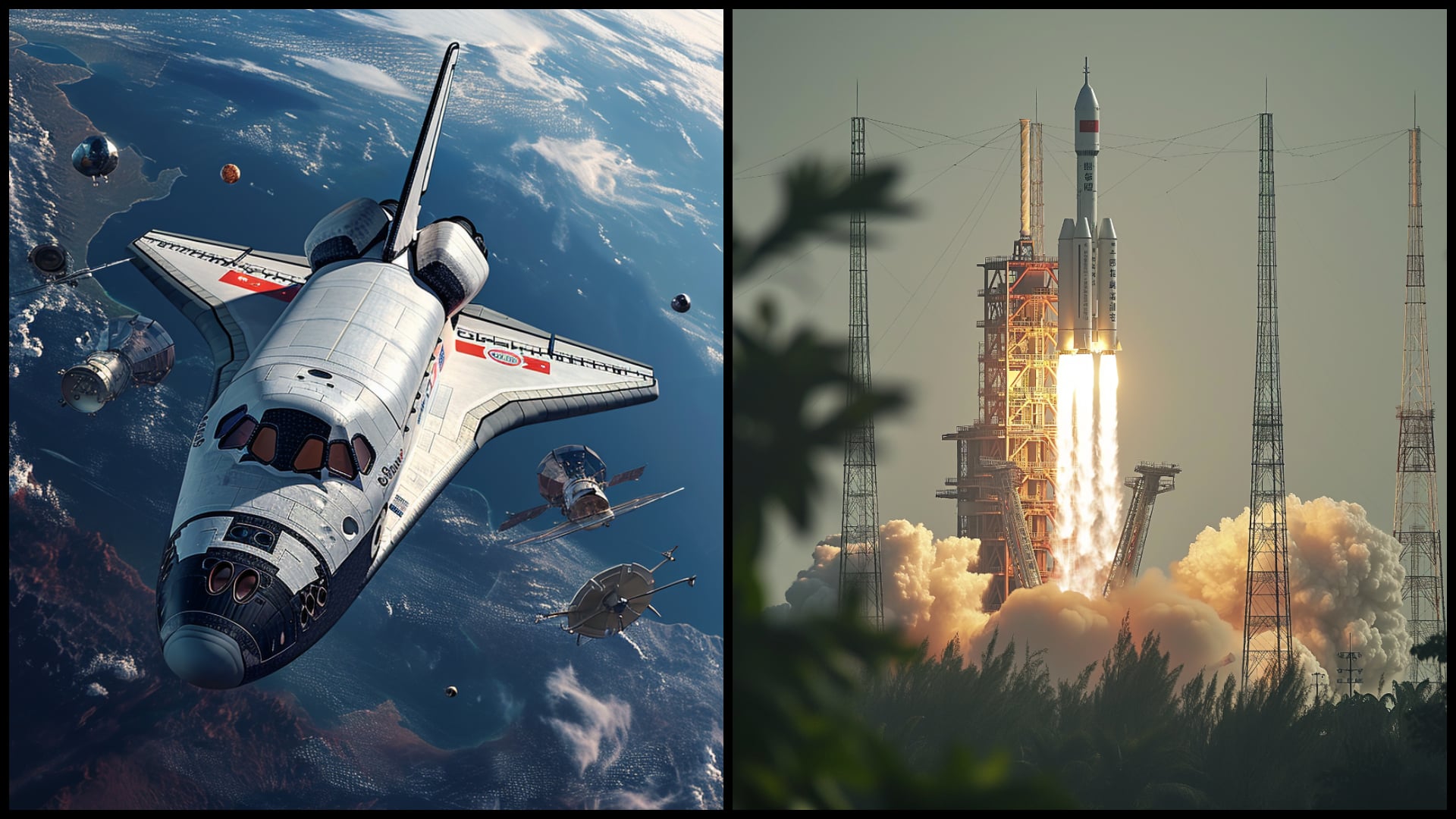 Čínsky raketoplán vypustil šesť záhadných objektov