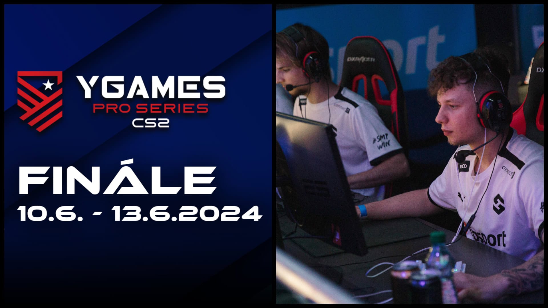 Grandfinále medzinárodnej ligy YGames PRO Series v CS 2 prinesie nálož zápasov