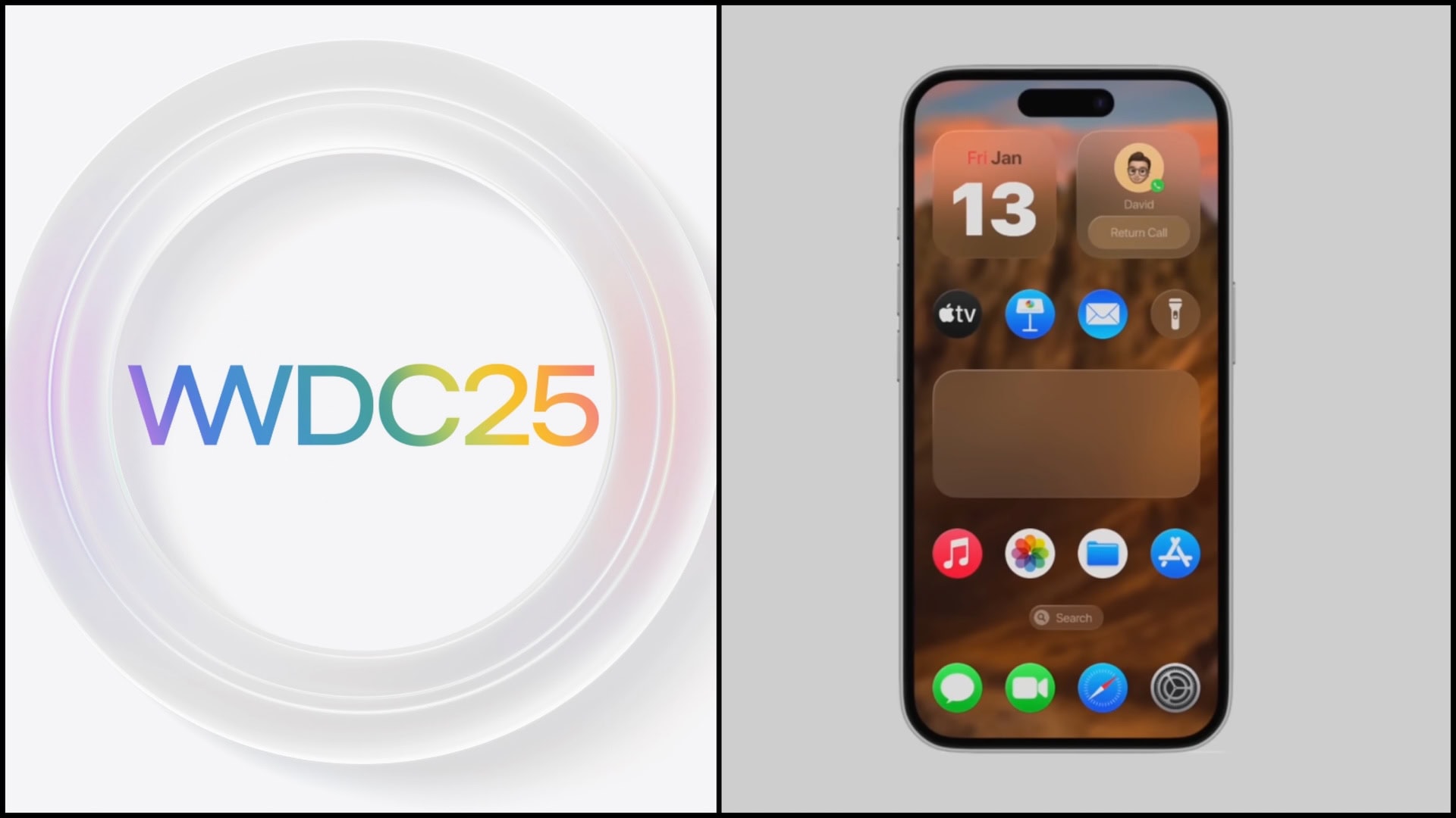 Apple odhalil dátum WWDC 2025. Logo odhaľuje dizajn iOS 19